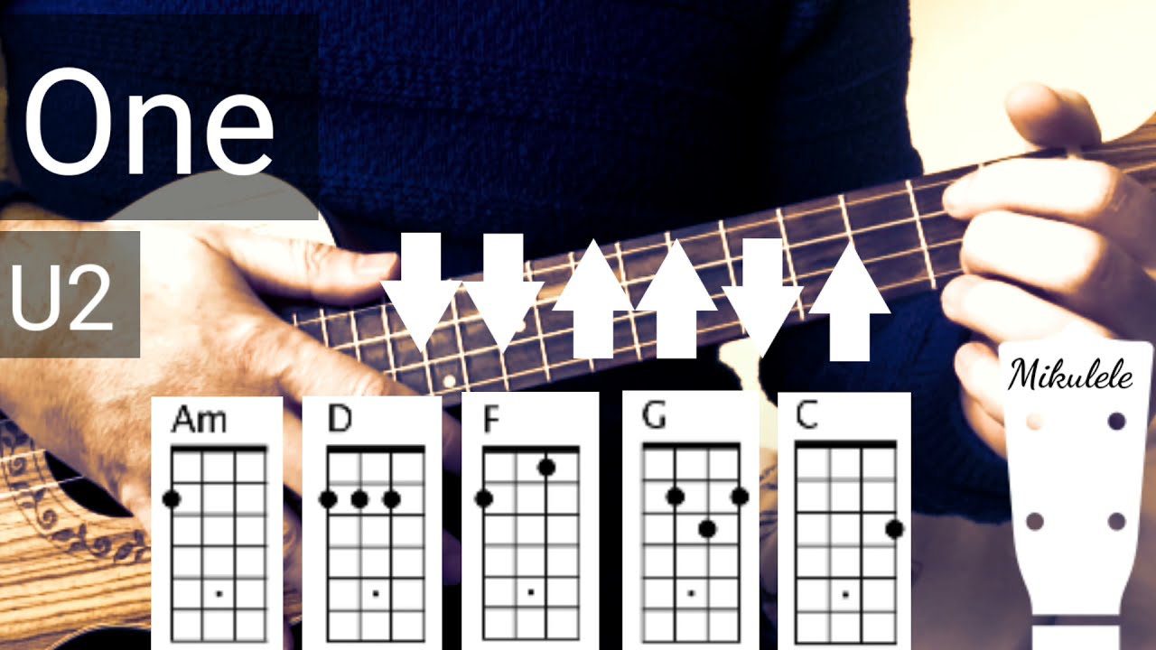One - U2 ukulele tutorial / play-a-long - YouTube
