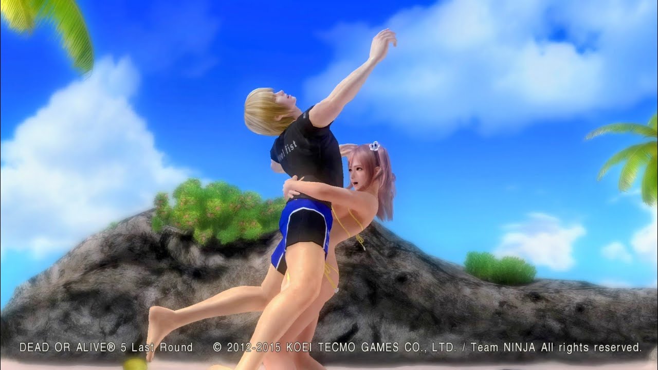 (DOA5LR) Reverse Ryona - Honoka Gives Eliot A Special Secret On The Beach! - YouTube