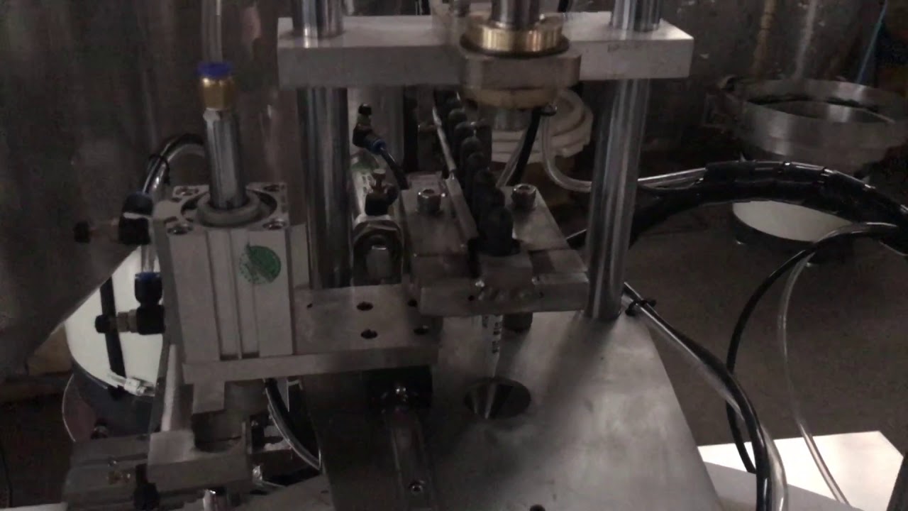 dropper bottle filling machine - YouTube