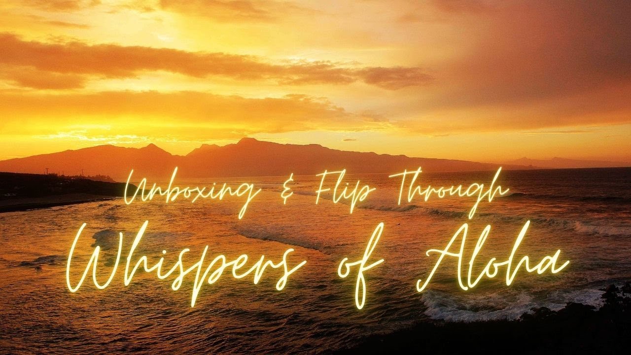 ** Whispers of Aloha** by Angela Hartfield Deck Unboxing & Flip Through ...