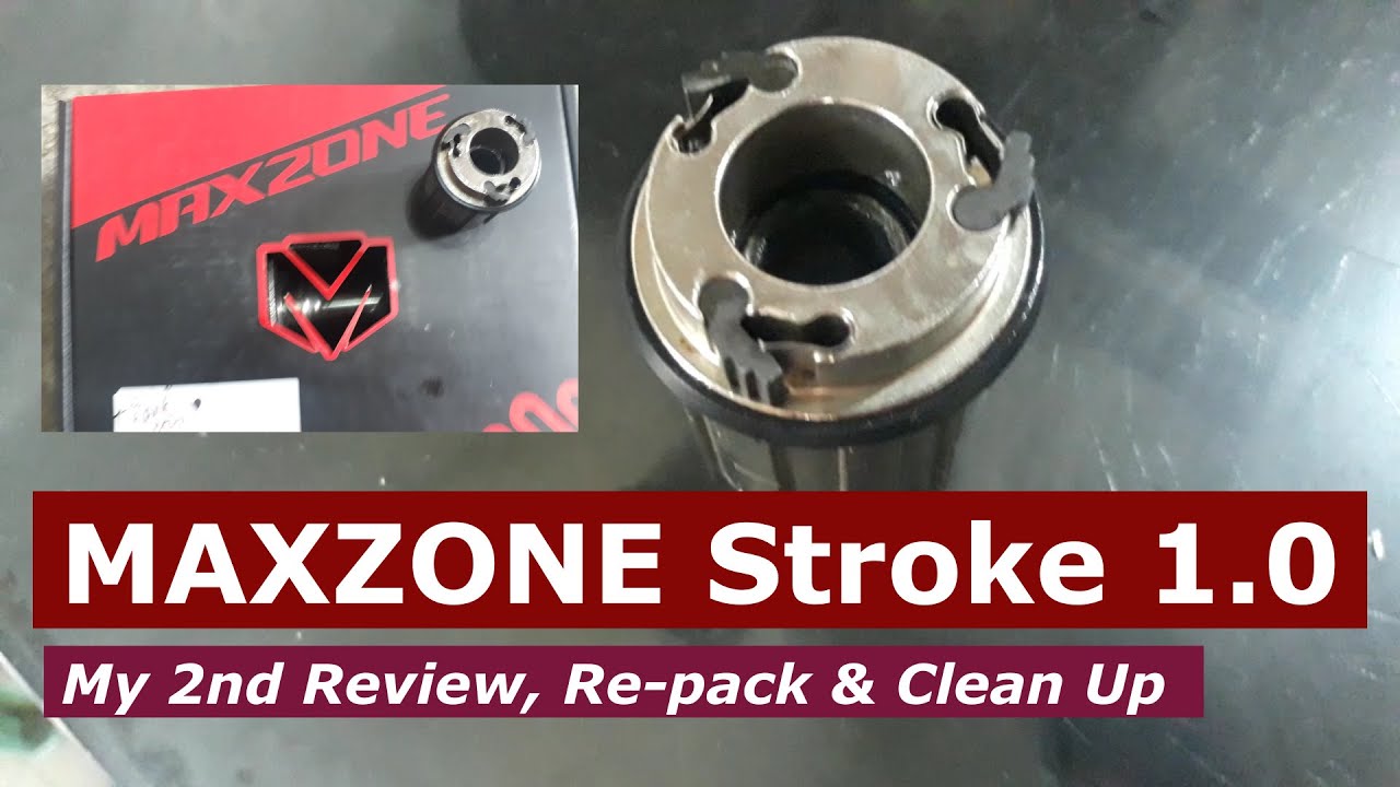 MAXZONE STROKE 1.0 HUB My 2nd Review, Re-pack & Clean Up - YouTube