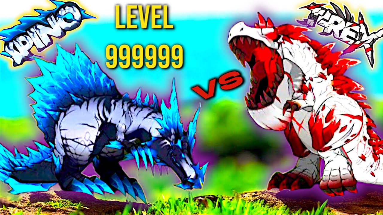 NEW MUTANT SHIMO SPINOSAURUS VS GODZILLA T-REX - DINO RUMBLE JURASSIC ...