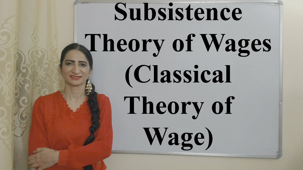 Subsistence Theory of Wages - (Classical Theory of Wage) - YouTube