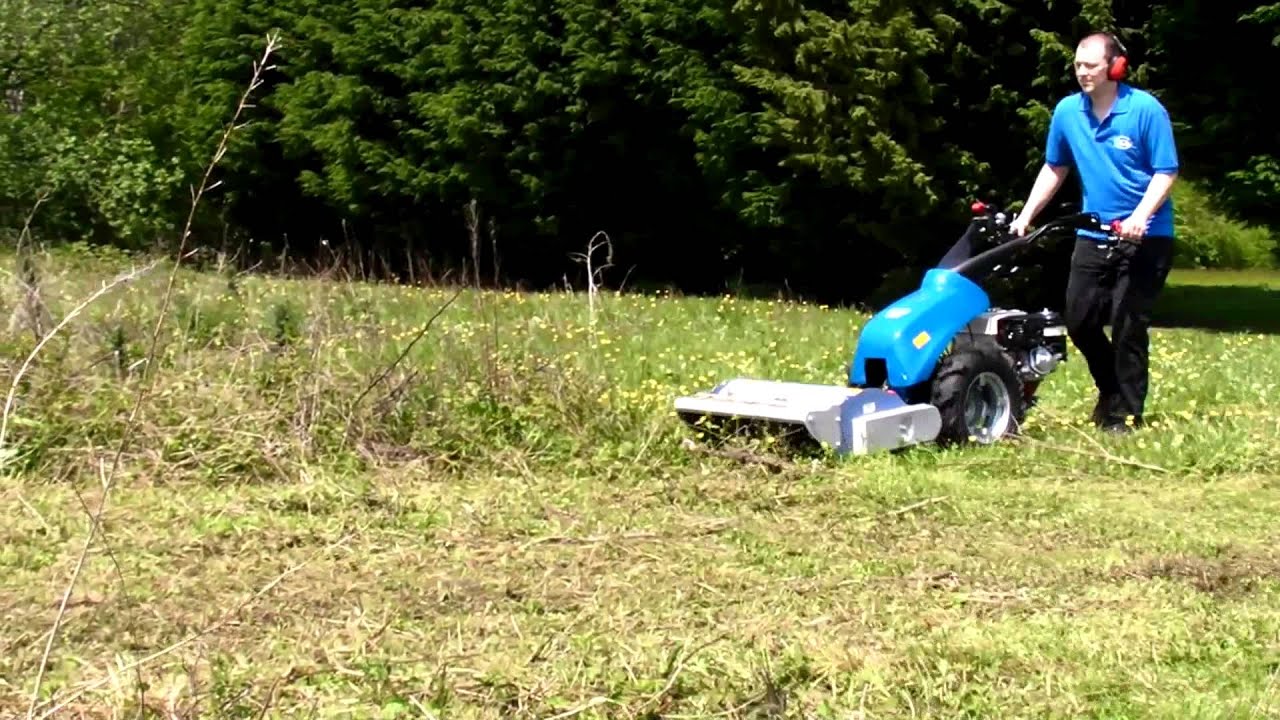 BCS 630 Flail Mower - YouTube