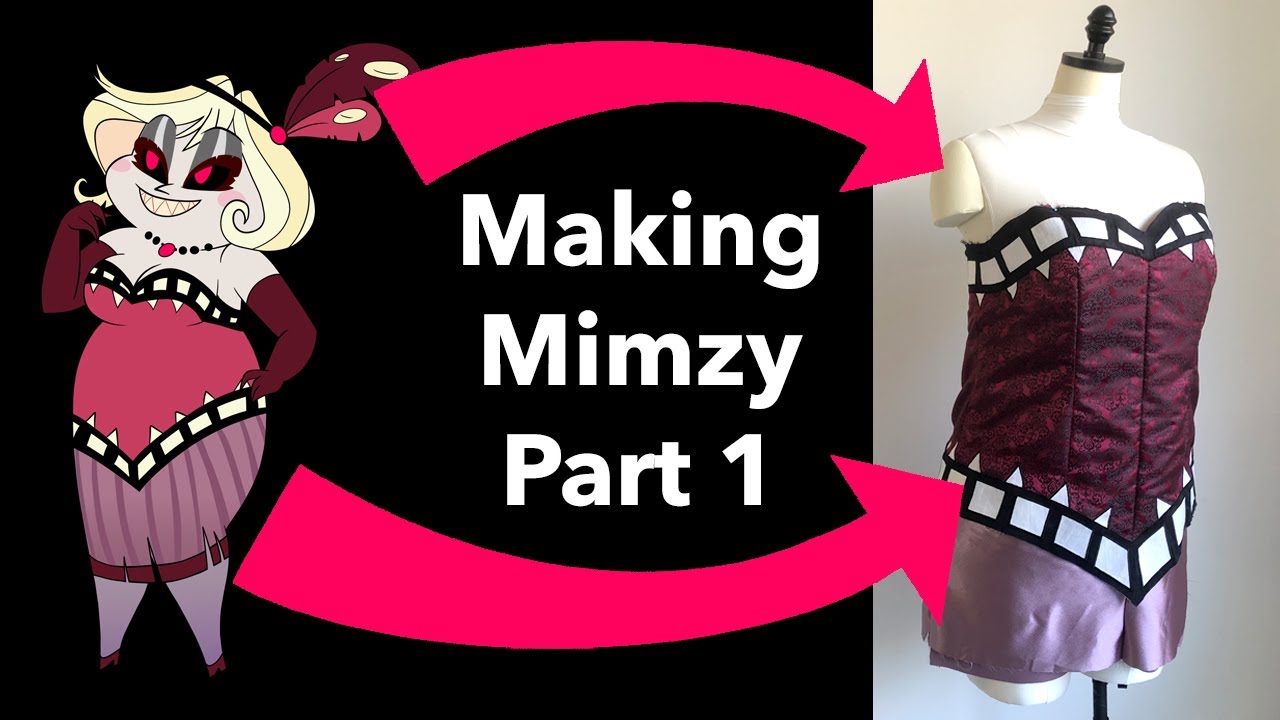 Making Mimzy from Hazbin Hotel | Part 1 | 2024 Halloween Costume - YouTube