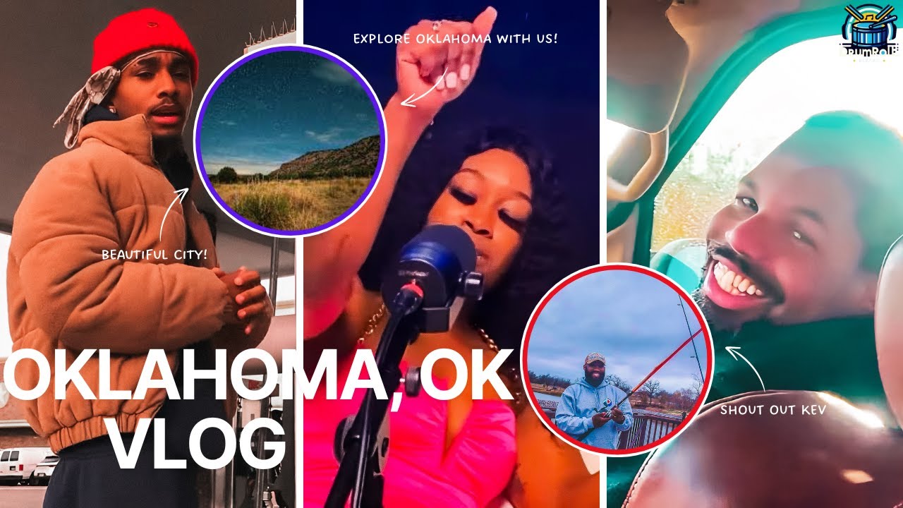 Drumroll Please Podcast OKLAHOMA VLOG 📍| ROAD TRIP, KENDRICK VS LIL WAYNE VERSUS, FISHING ...