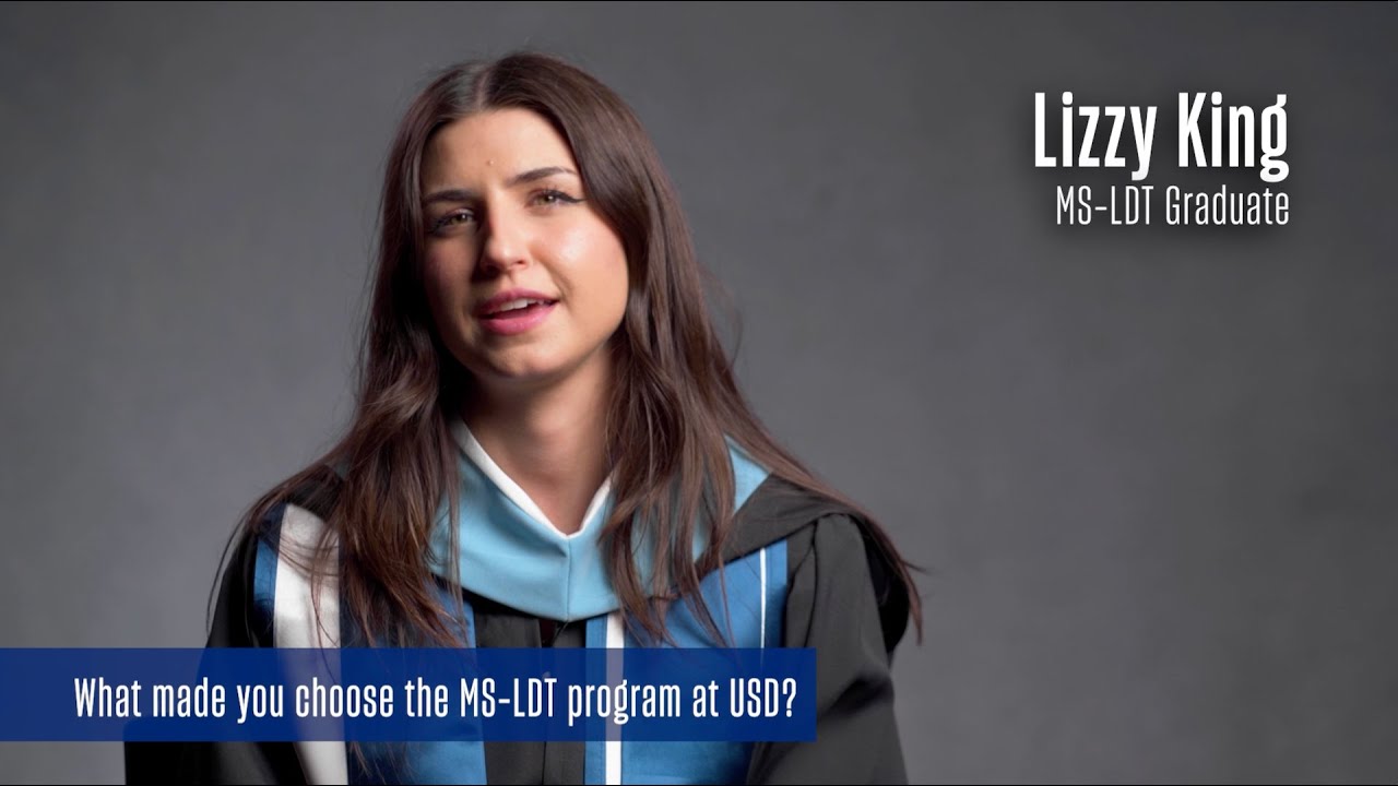 USD LDT Online Graduate Testimonial: Lizzy King - YouTube