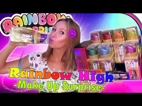 RAINBOW HIGH Make Up Surprise Lippenstift 🌈 DIY Slime selber machen 💄 Unboxing deutsch