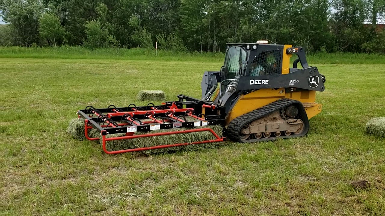 Hay Grapple Accumulator Accumagrapple - YouTube