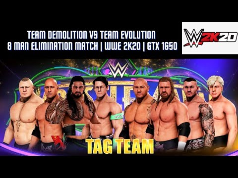 Team Demolition vs Team Evolution | 8 Man Elimination Match | WWE 2K20 ...