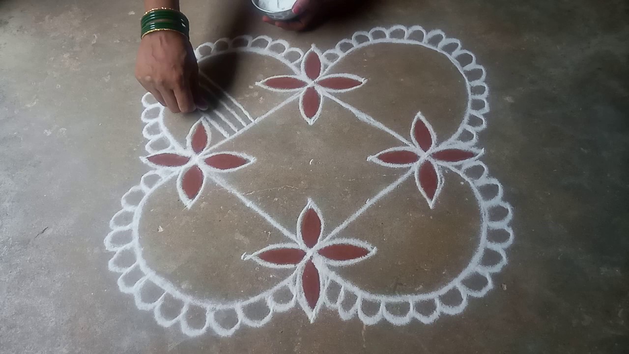 varalakshmi special//Aadi matham special//Friday Kolam// Pandaga ...