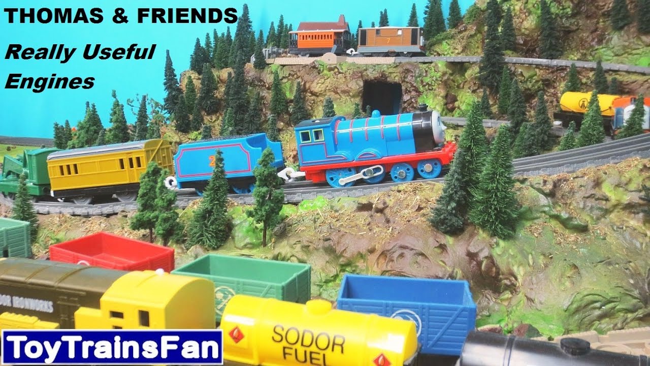 Thomas & Friends Trackmaster Really Useful Engines. Tomek i Przyjaciele ...