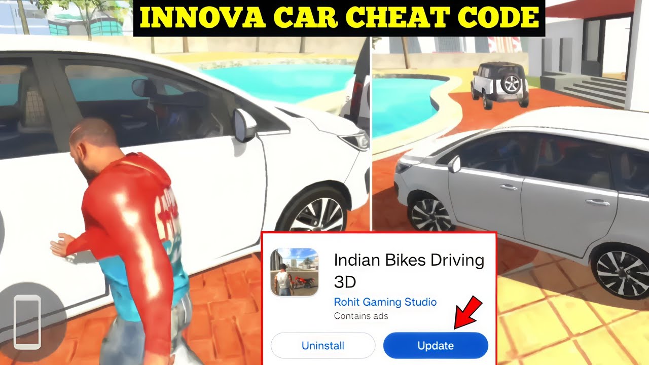 Finally Innova Car Update Aagya in Indian Bike Driving 3D 🤯🔥| New Update Cheat Code | Harsh in ...