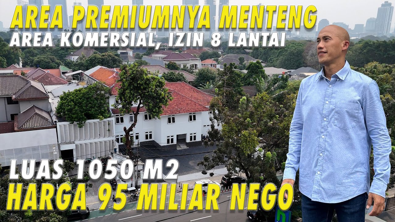 LOKASI PREMIUMNYA MENTENG, AREA KOMERSIAL | IZIN 8 LANTAI, LUAS 1050 M2 ...