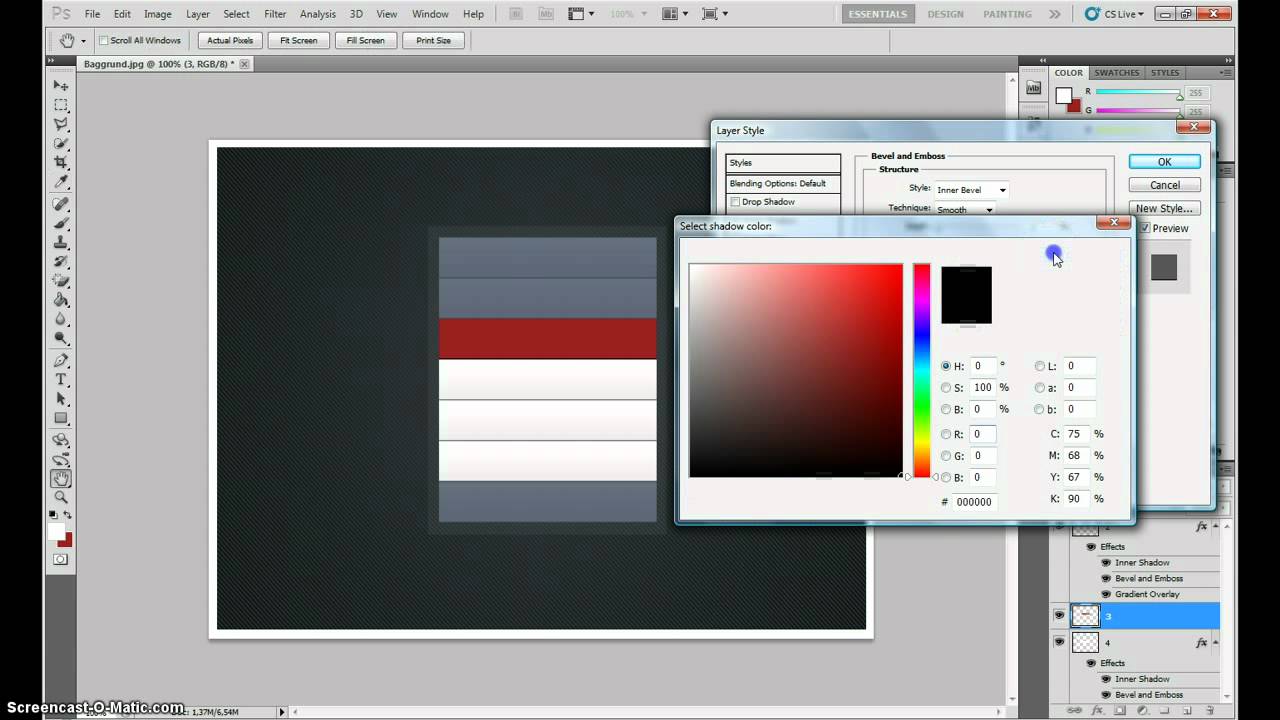 Photoshop CS5 - Iphone Interface tutorial, EASY! - YouTube