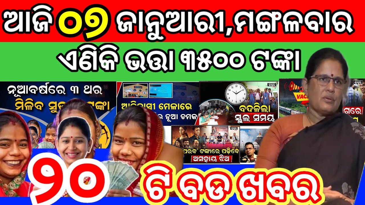 ଆଜି ସକାଳ ମୁଖ୍ୟ ଖବର//ଆଜି ୦୬ ଜାନୁଆରୀ,୨୦୨୫//Odisha news//Odia morning news today//Odia daily news ...