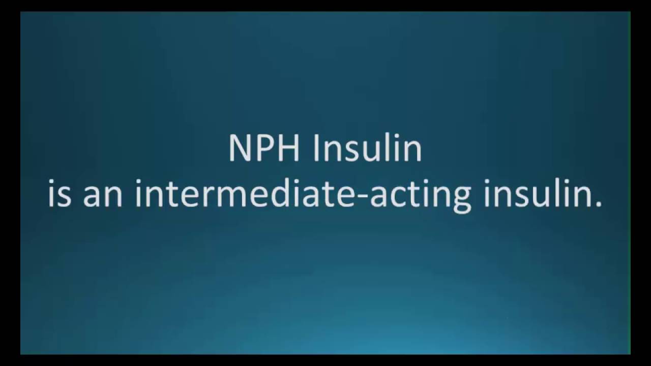 How to pronounce NPH insulin (Humulin N) (Memorizing Pharmacology ...