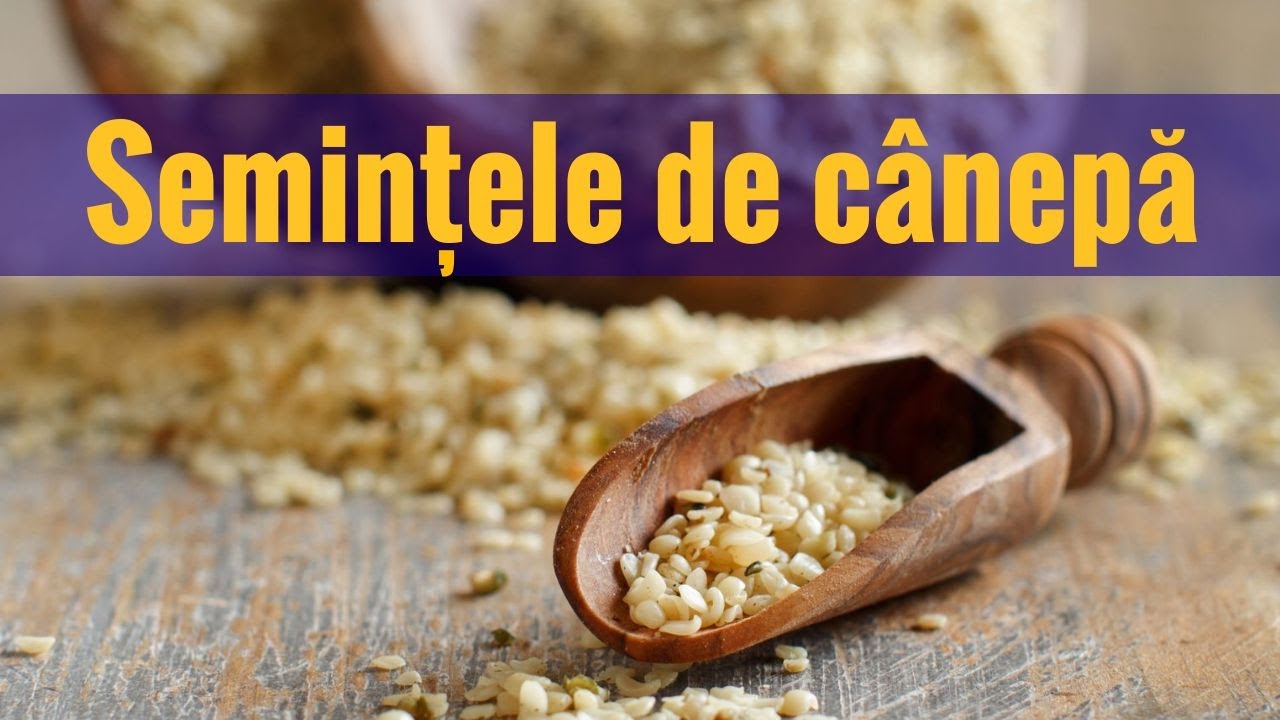 Seminţele de cânepă. Beneficii pentru sănătatea ta! - YouTube