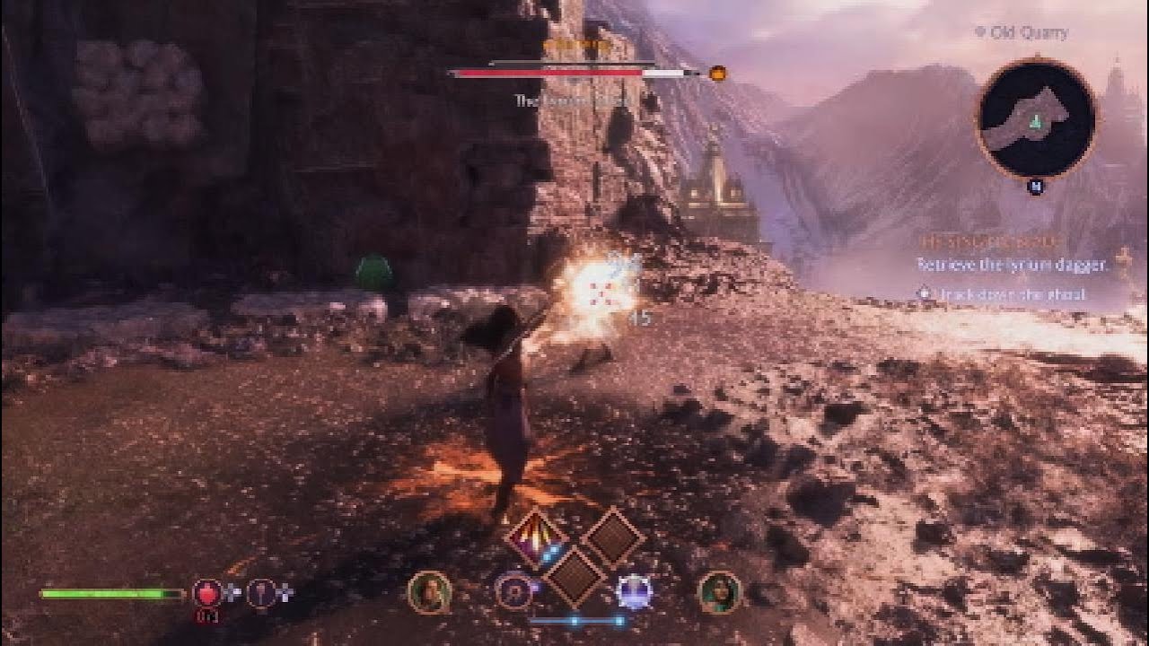Dragon Age *Lyrium Ghoul Fight* - YouTube