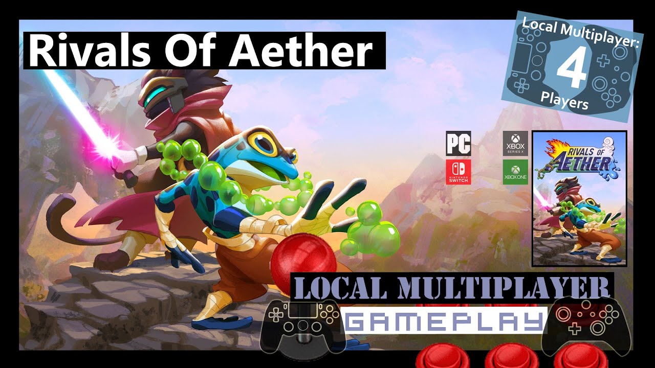 Rivals Of Aether 4 Player Couch Co Op [4K] Local Multiplayer - YouTube