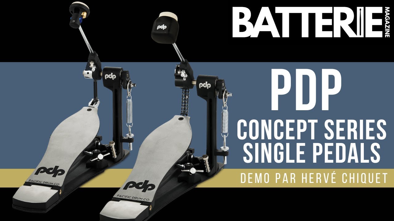 PDP CONCEPT SERIES SINGLE PEDALS - Demo | Batterie Magazine # 200 - YouTube