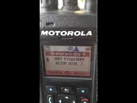 Motorola Tetra MTP 3200 / 3250 alarm HØY - YouTube