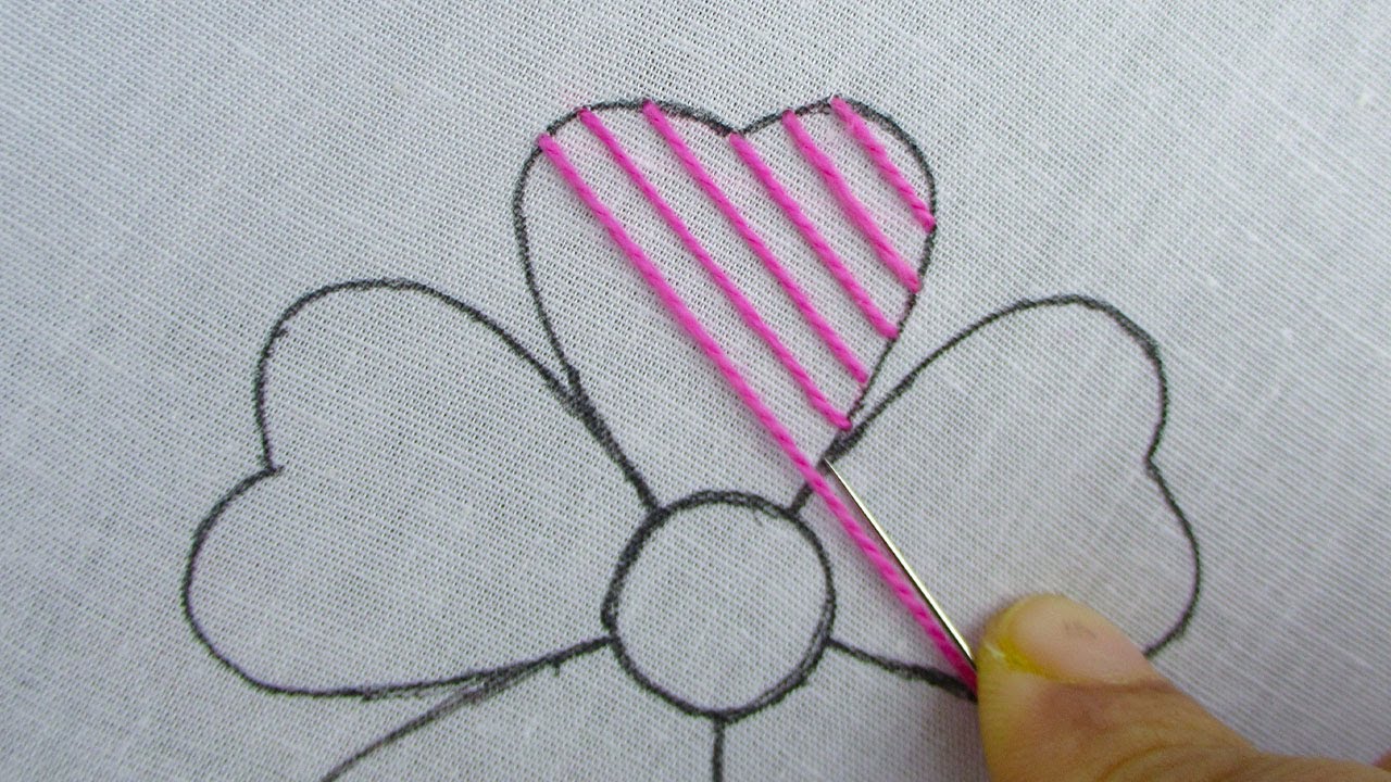 Hand Embroidery Super Unique Net Stitch Embroidery Design - YouTube