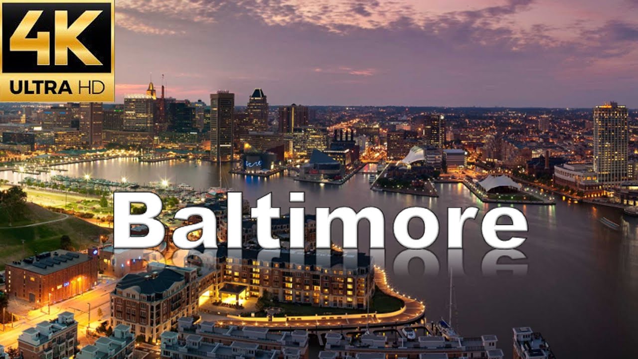 Baltimore in 4K - USA - SouthEast - Seat of Baltimore County, Maryland ...