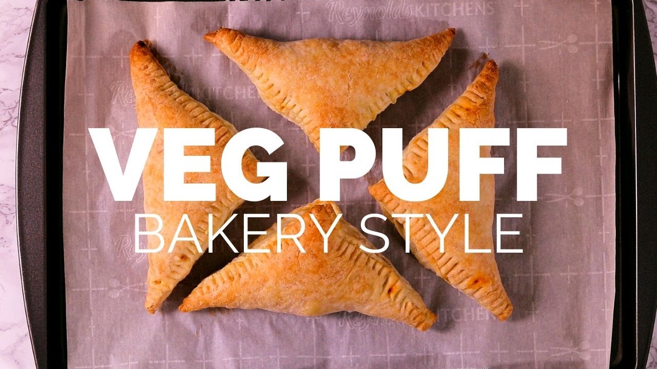 Veg Puff Recipe (Bakery style Vegetable Puff) - YouTube