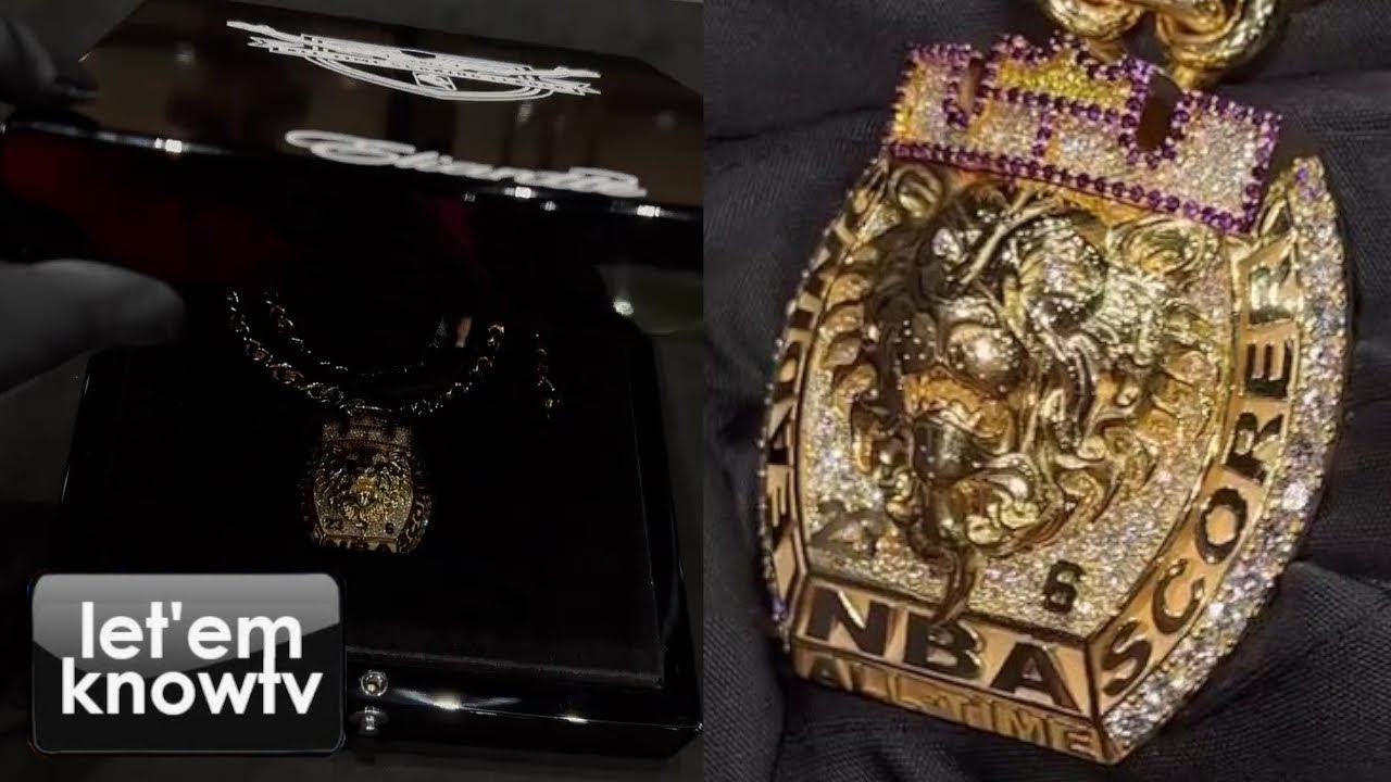 Lebron James Just Got Awarded This Crazy Chain By The NBA For Being The ...