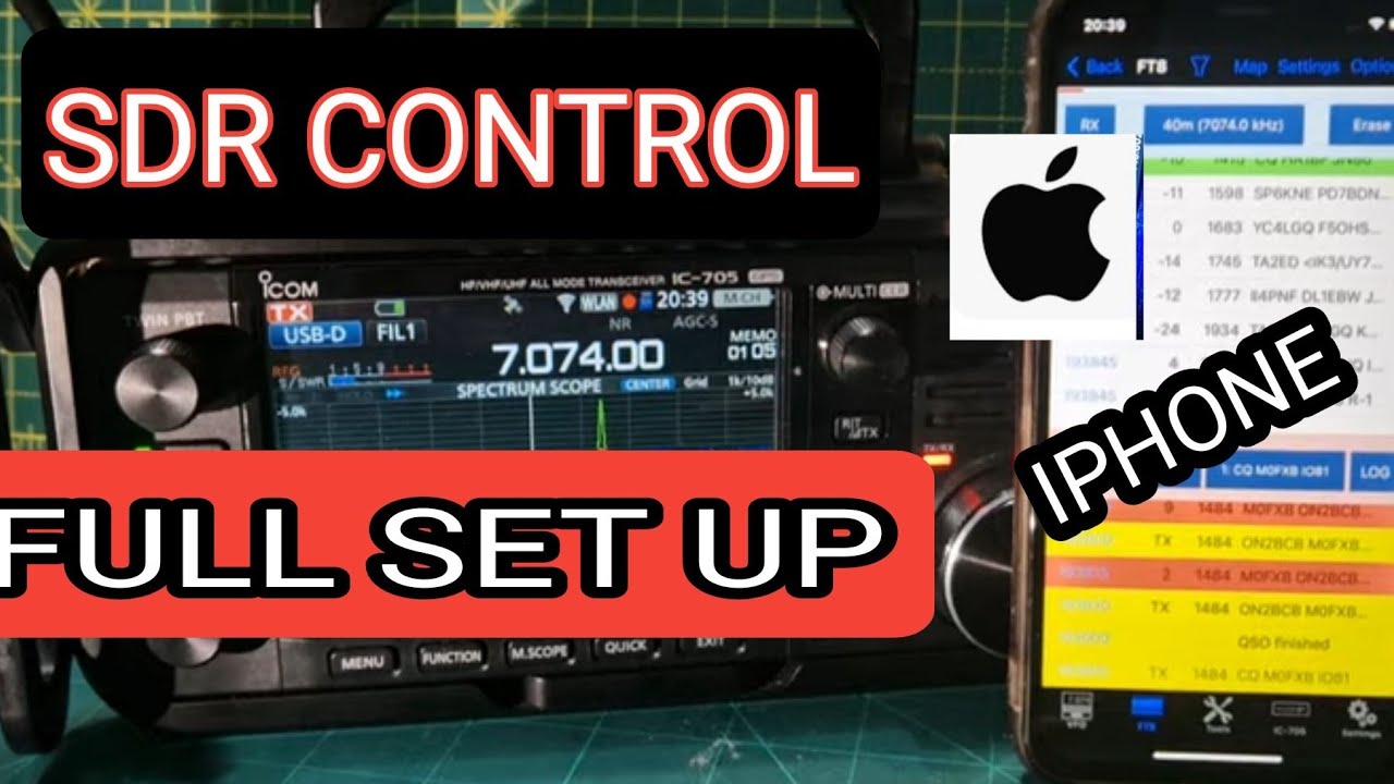 Iphone - SDR Control Install & Set Up - YouTube