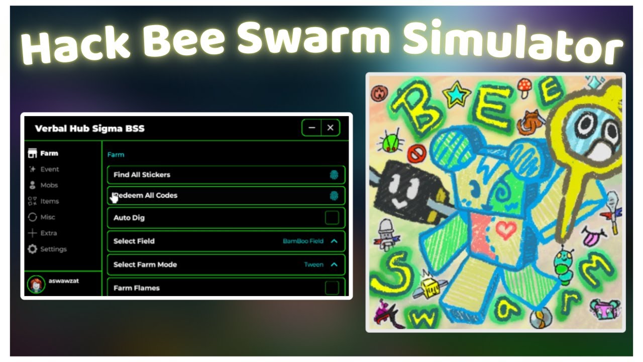 Cách Hack Bee Swarm Simulator Trên Điện Thoại Auto Farm | Script Hack ...