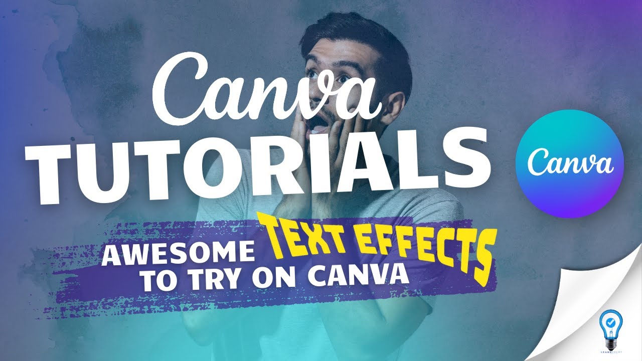 HOW TO CREATE TEXT EFFECTS IN CANVA - YouTube