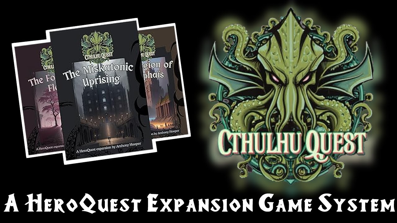 CTHULHU QUEST: a Lovecraftian HeroQuest Expansion Set - YouTube