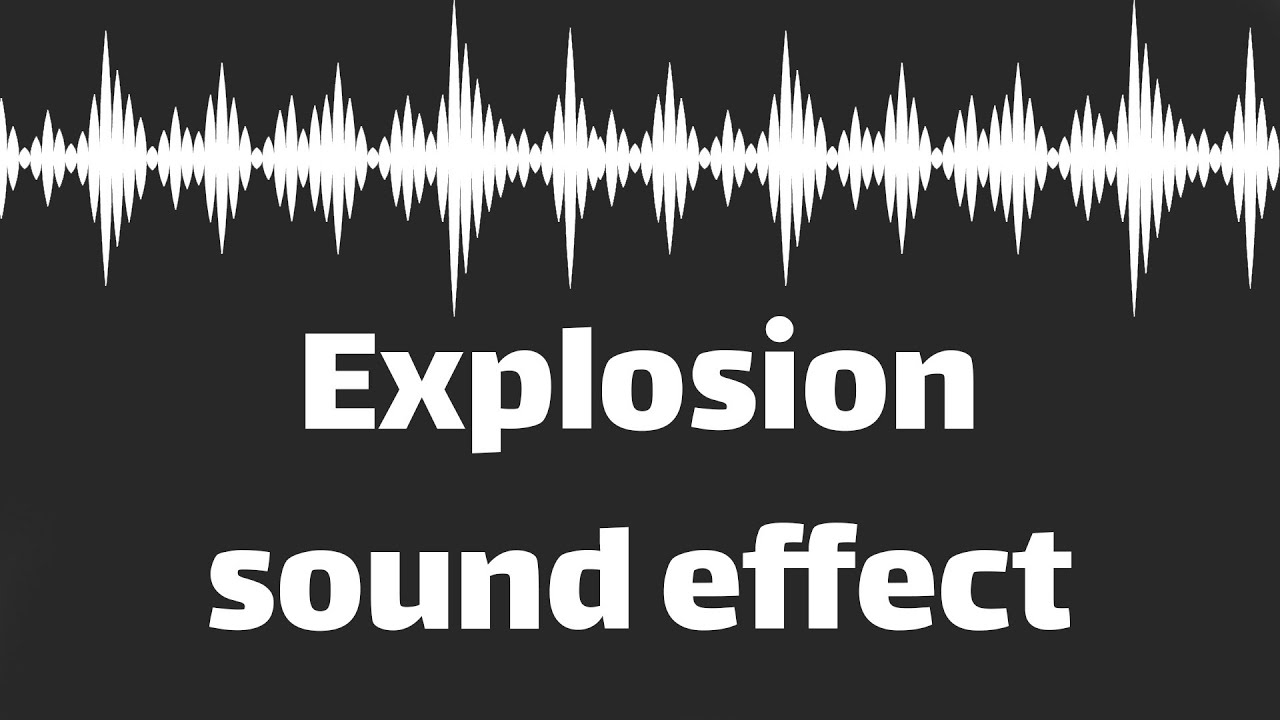 Explosion sound effect (no copyright) - YouTube