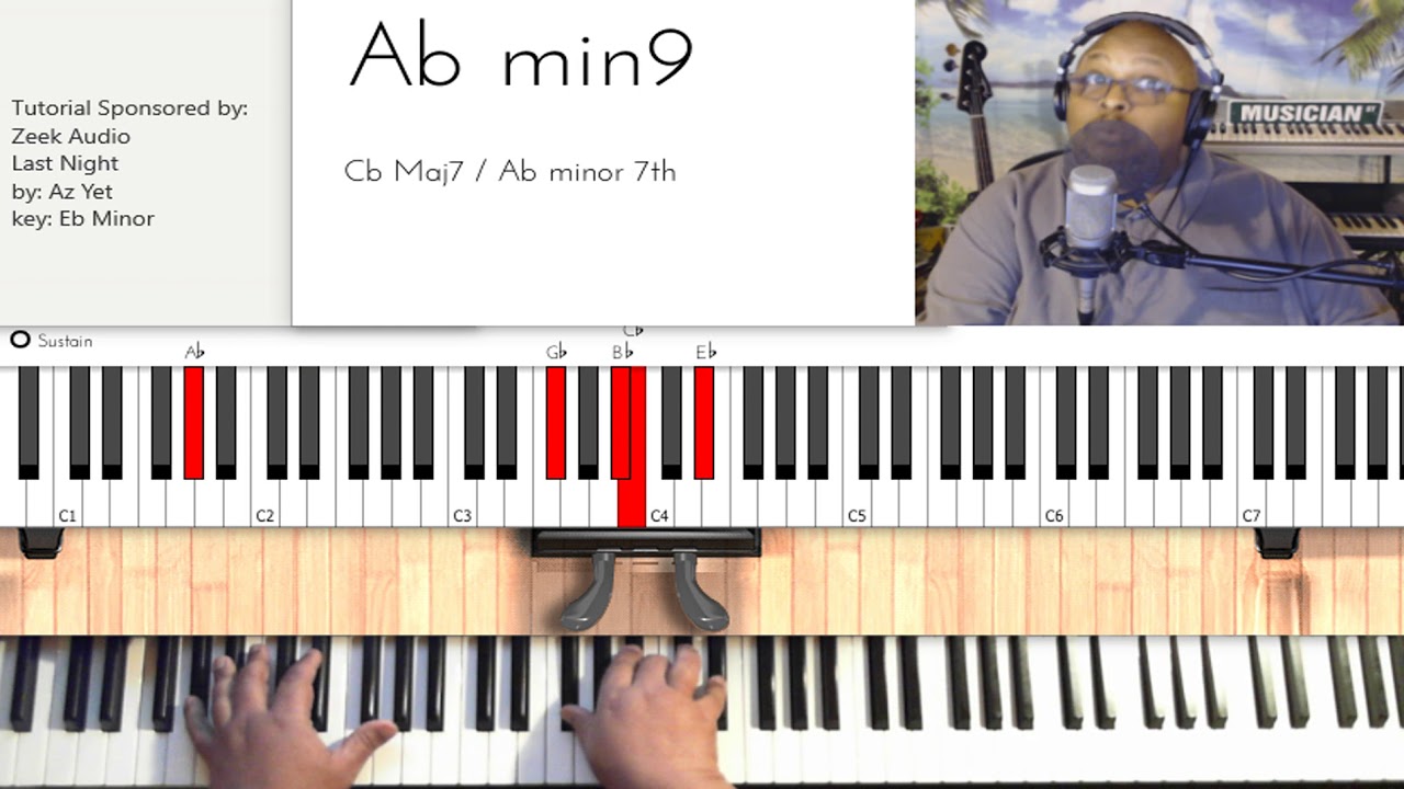 Last Night (by Az Yet) - Piano Tutorial - YouTube