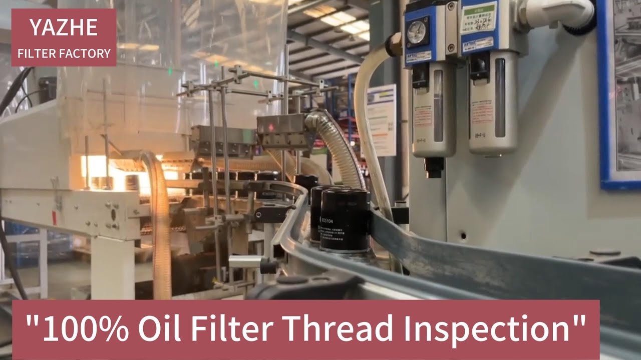 Performing 100% thread testing during the manufacturing of filters is ...