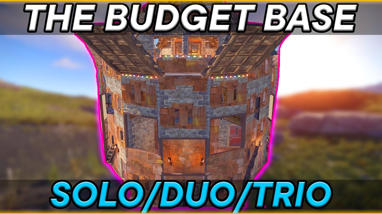 THE BEST AND CHEAPEST - RUST TRIO BUDGET BASE DESIGN 2022 - RUST BASE ...