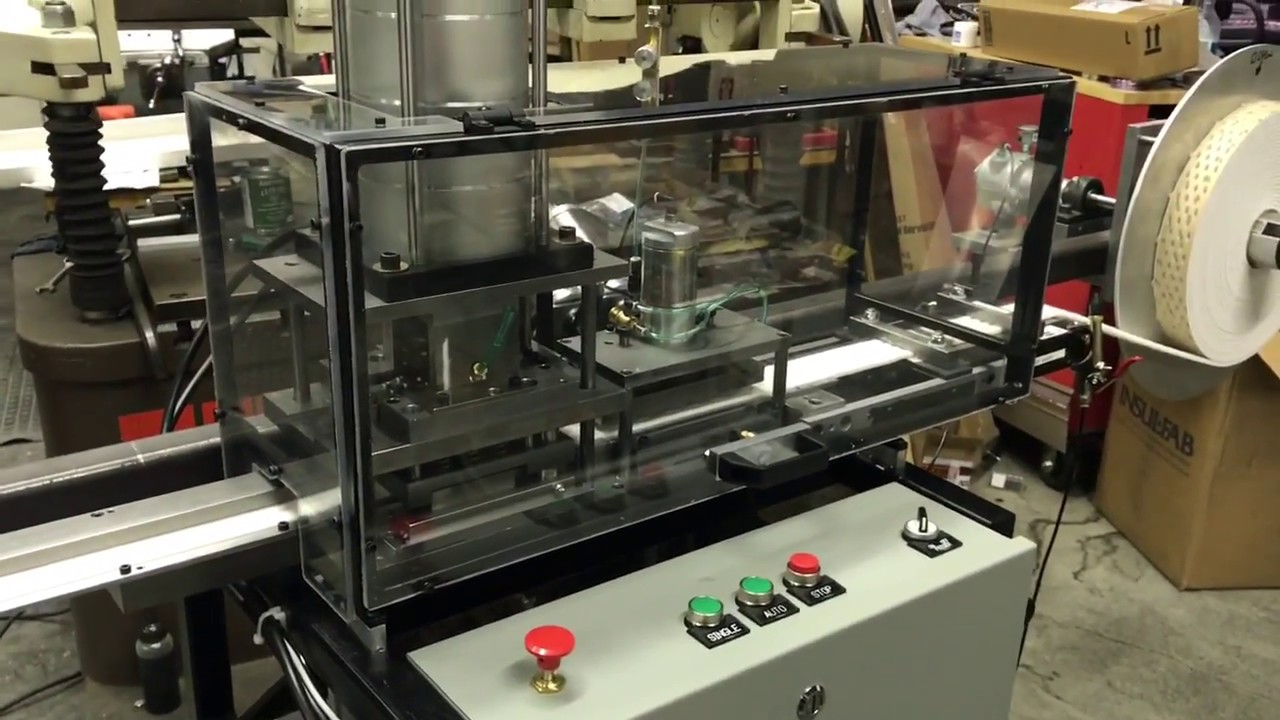 Felt Punching Automation Machine - YouTube