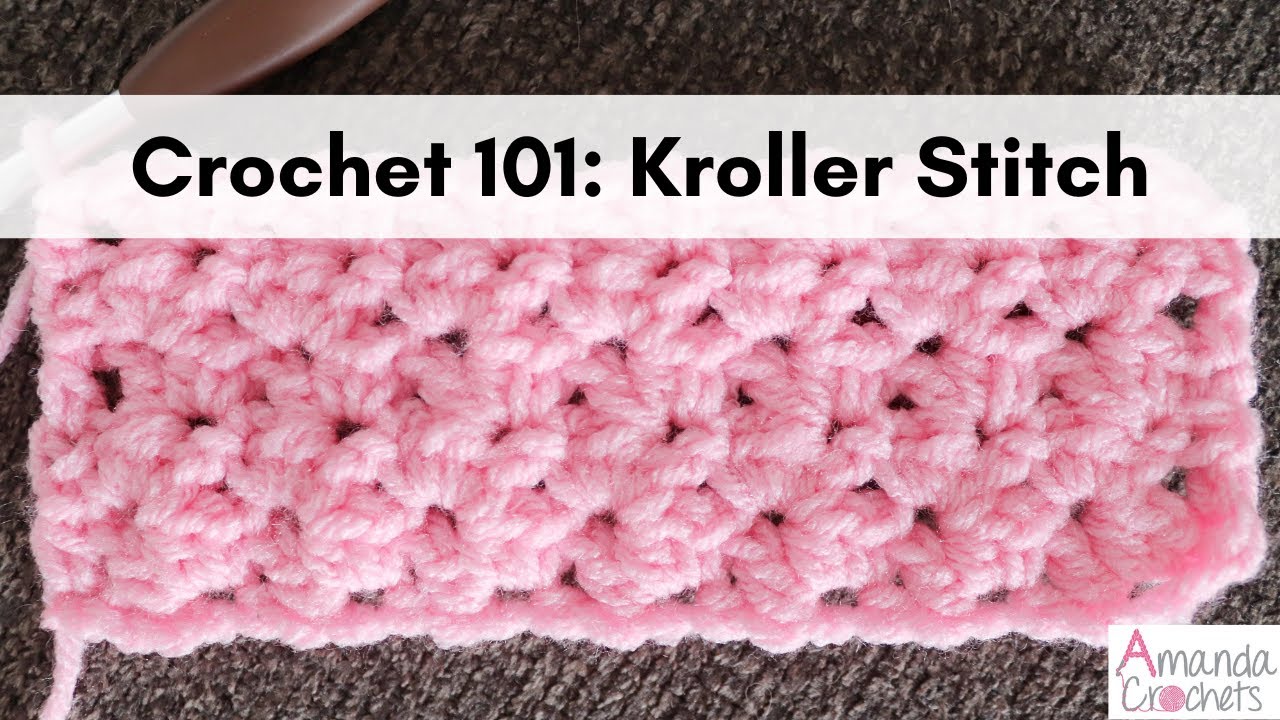 Kroller Stitch (Crochet 101 Series) | Easy Crochet Beginner Tutorial | One Row Repeat - YouTube