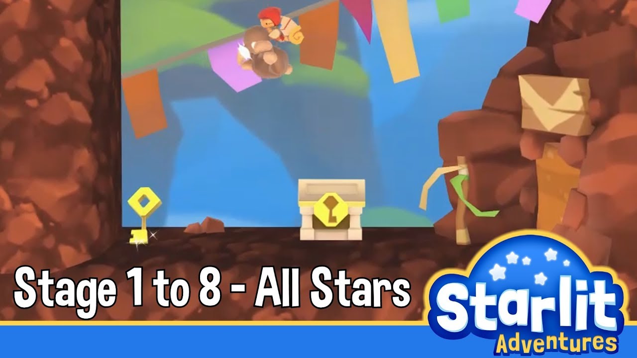 STARLIT ADVENTURES – ALL STARS STORY MODE (STAGE 1 TO 8) - YouTube