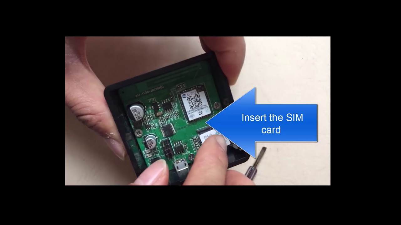 4. GPRS Temperature&Humidity Sensor- SIM Card Installation - YouTube