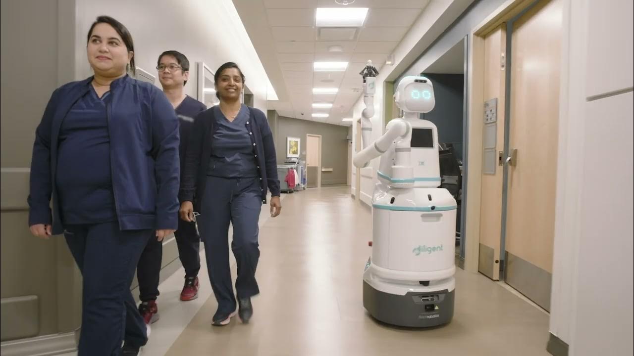 Meet Moxi the Robot from Diligent Robotics - YouTube