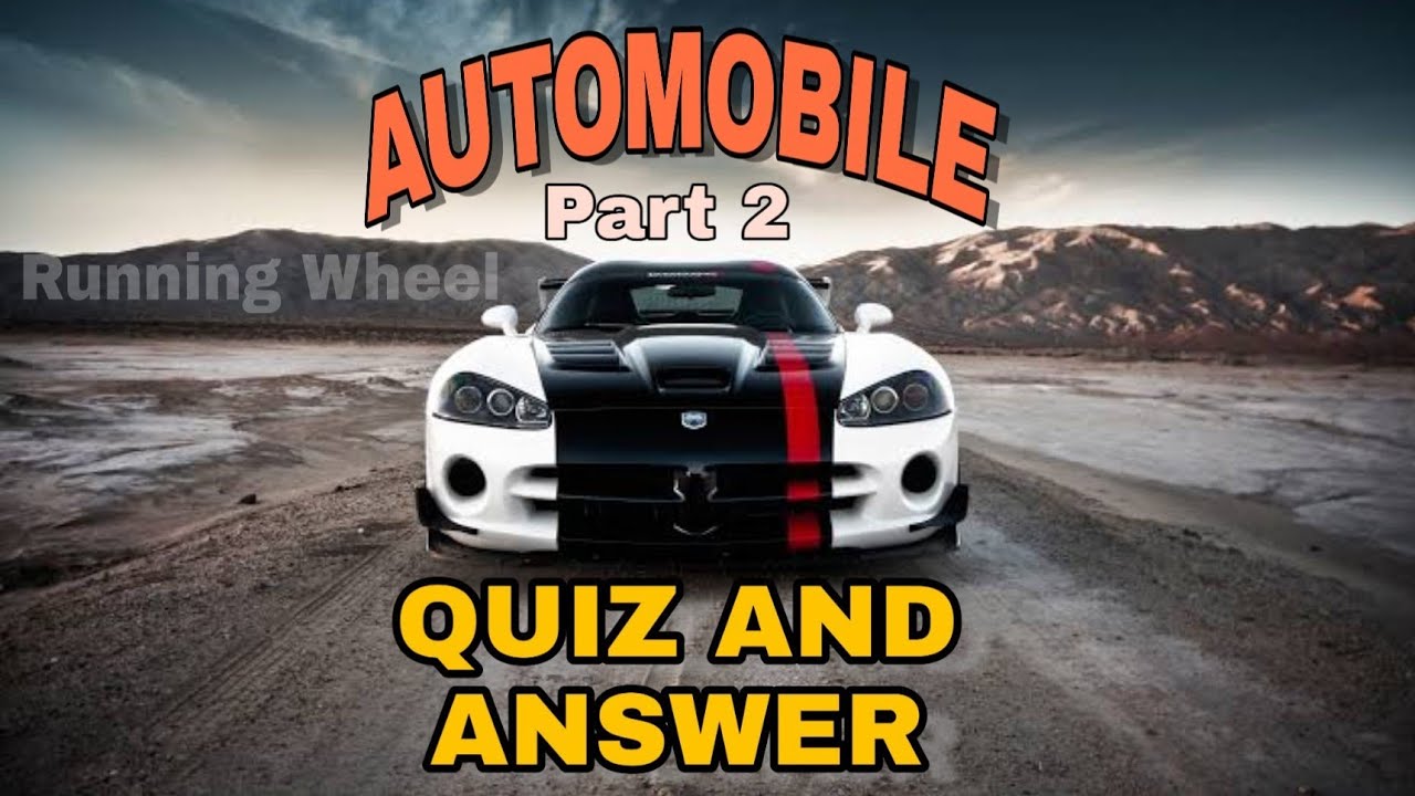 Automobile quiz and answer part 2 - YouTube
