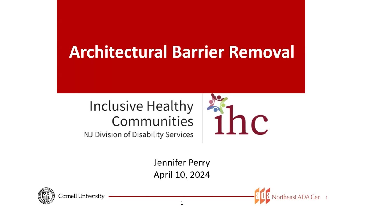 Architectural Barrier Removal - YouTube
