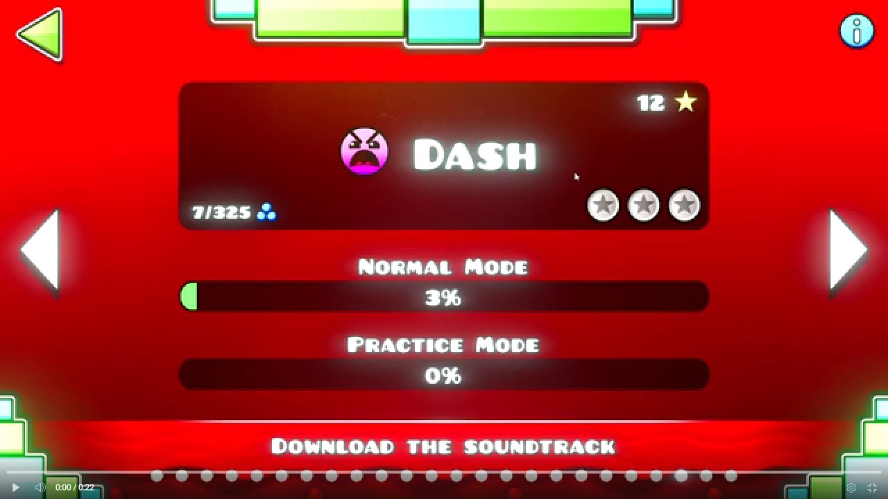 Dash- All 3 Coins || Geometry Dash 2.2 || RTX 3080, 60 fps, Full ...