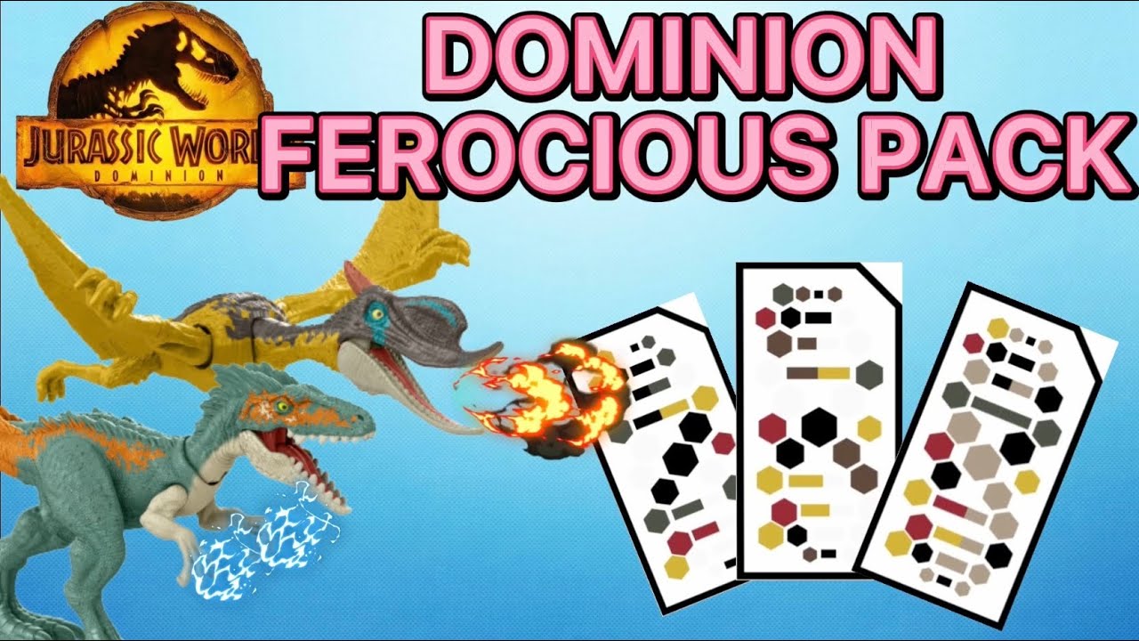 Jurassic World Dominion: FEROCIOUS PACK. Moros Intrepidu, Blue ...