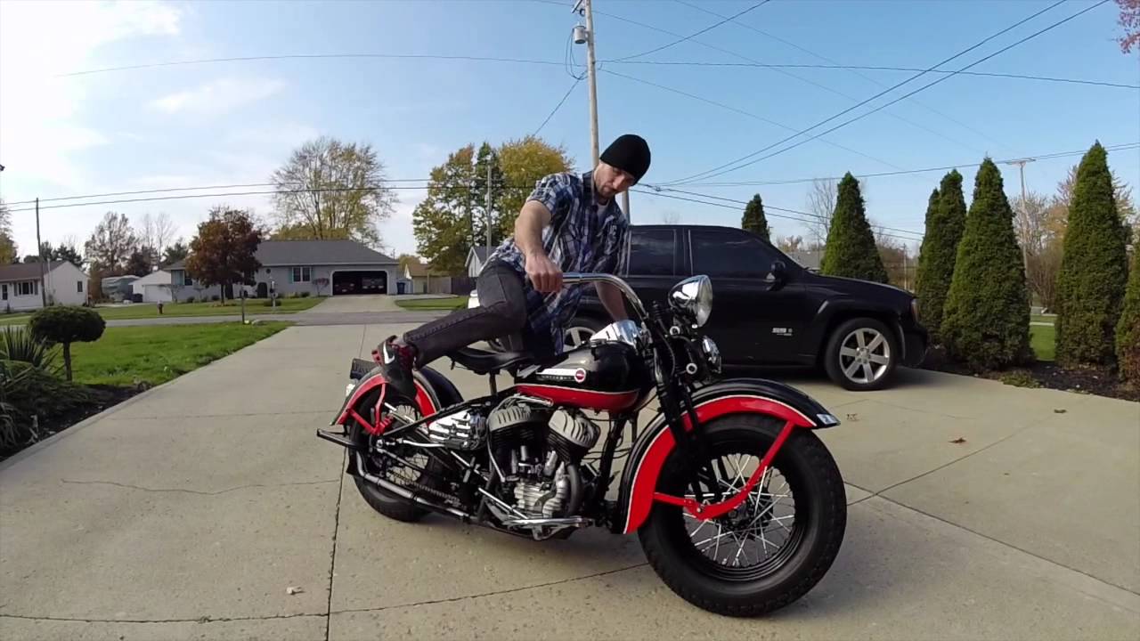 DCMoto Build 1947 Harley Davidson 45 WL Vintage Motorcycle - YouTube