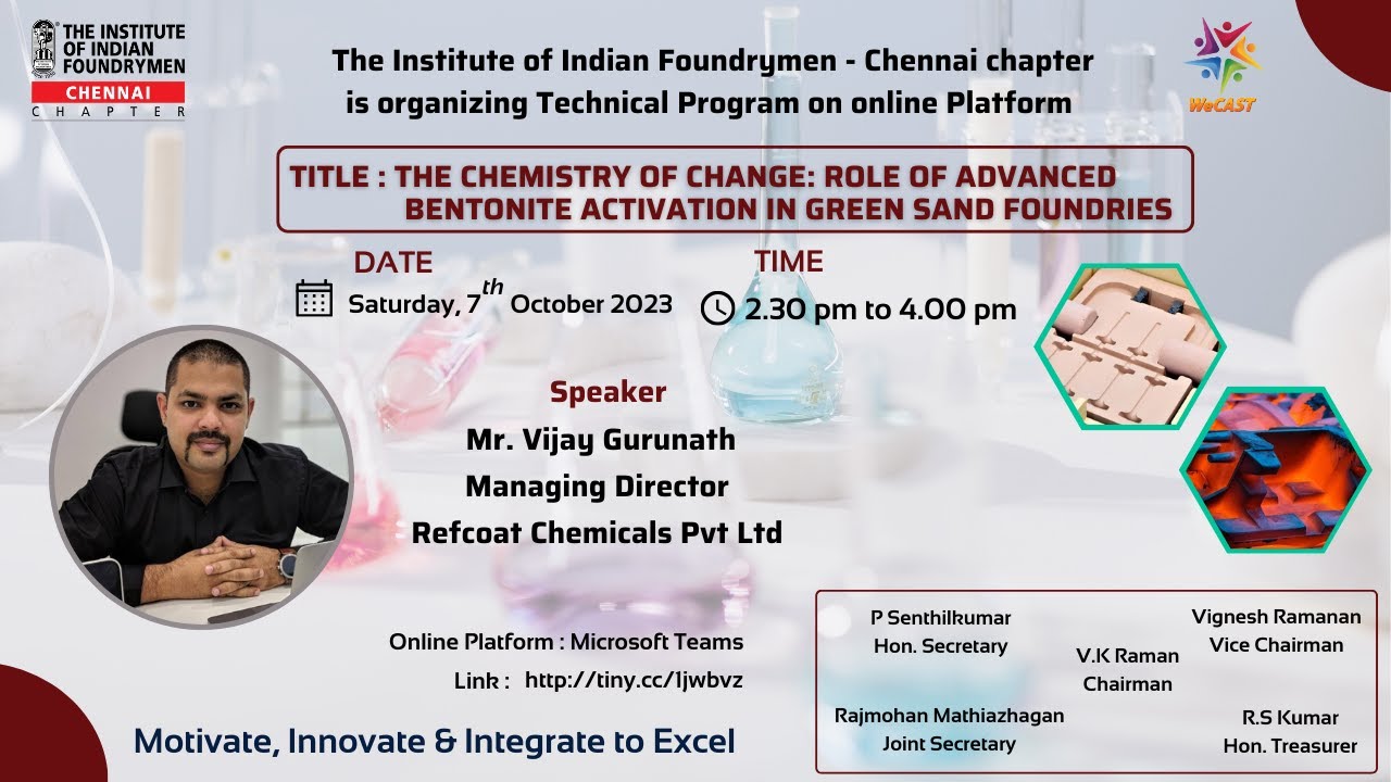 "The Chemistry of change : Role of Advanced bentonite activation in Green sand Foundries" - YouTube