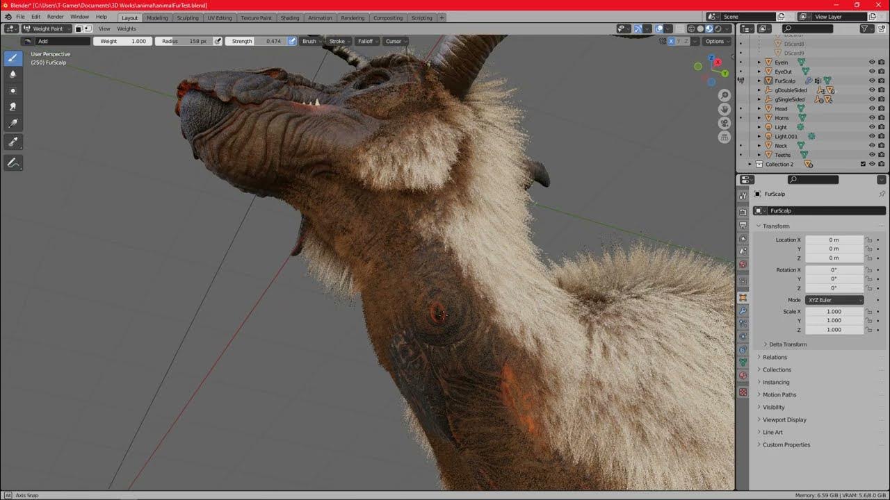 Easy way of Adding Realtime Fur in Blender. - YouTube